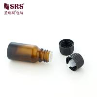 China Empty Round Glass Essential Oil Bottle Euro Dropper Insert Cap Multiple Orifice Sizes for sale