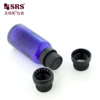 China SRS Tinted Glass Essential Oil Bottle With Tamper Evident Cap Foam Liner for Aromatherapy Oil for sale