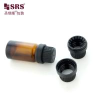 China SRS Tinted Glass Essential Oil Bottle With Tamper Evident Cap Foam Liner for Aromatherapy Oil for sale