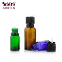 China UV Protection Glass Essential Oil Vial Tamper Evident Child Resistant Cap for Tincture for sale