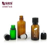 China UV Protection Glass Essential Oil Vial Tamper Evident Child Resistant Cap for Tincture for sale
