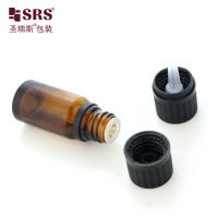 China UV Protection Glass Essential Oil Vial Tamper Evident Child Resistant Cap for Tincture for sale