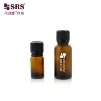 China Colored Glass Oil Bottle With Dual Tamper Evident CRC Dropper Cap Custom Logo Available for sale