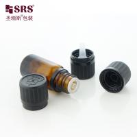 China Colored Glass Oil Bottle With Dual Tamper Evident CRC Dropper Cap Custom Logo Available for sale