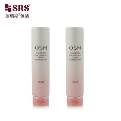 China D40mm Empty Cosmetic Plastic Tube, Skincare Squeeze Packaging Tube with Multiple Caps OEM Custom for sale
