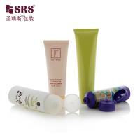 China Empty Soft Plastic Flip Top Cap Cosmetic Tube Packaging Custom Printing for sale