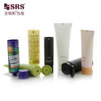 China Empty Soft Plastic Flip Top Cap Cosmetic Tube Packaging Custom Printing for sale