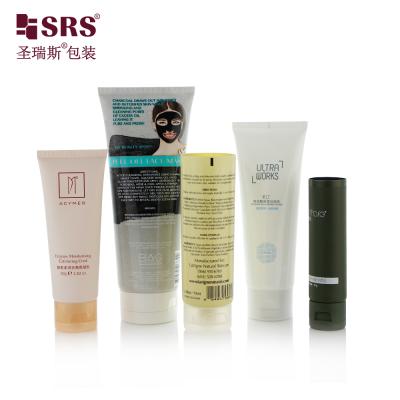 China Empty Soft Plastic Flip Top Cap Cosmetic Tube Packaging Custom Printing for sale
