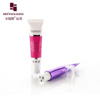 China 19mm Three Balls Roll-on Tube Custom Silk Screen Printing Cosmetic Packaging for sale