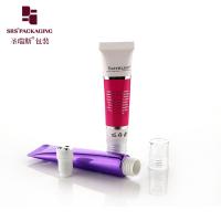 China 19mm Three Balls Roll-on Tube Custom Silk Screen Printing Cosmetic Packaging for sale