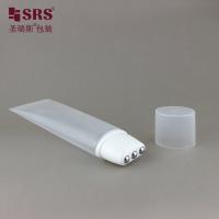 China 40mm 3-Ball Massage Roll-on Tube, Empty PE Cosmetic Squeeze Tube Custom Printing for sale
