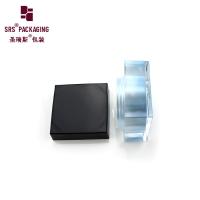 China J053 15g 30g 50g square custom blue acrylic plastic cream empty jar for sale