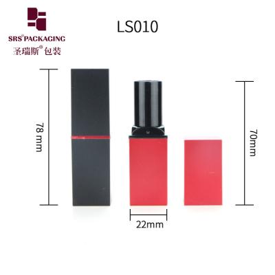 China square shape 3.5g cosmetic elegant wholesale lipstick packaging tube for sale