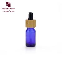 China mini sample size 5ml wholesale dropper bamboo wooden essential oil bottle for sale