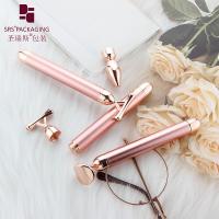 China different massage head rose gold vibrating lift up face outline massager facial tools for sale