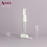 China 5ml 10ml 12ml 15ml Empty Transparent Eye Serum Plastic Bottle Airless for sale