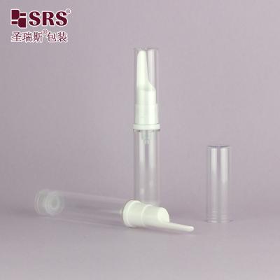 China 5ml 10ml 12ml 15ml Empty Transparent Eye Serum Plastic Bottle Airless for sale