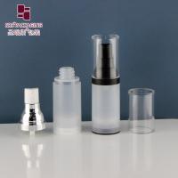 China 15ml 30ml 50ml Empty PP Plastic Translucent Recyclable Foundation Airless Plastic Pump Bottles for sale