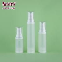 China 15ml 30ml 50ml Empty PP Plastic Translucent Recyclable Foundation Airless Plastic Pump Bottles for sale