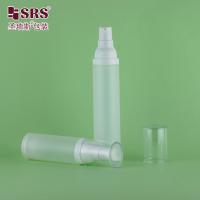 China 15ml 30ml 50ml Empty PP Plastic Translucent Recyclable Foundation Airless Plastic Pump Bottles for sale