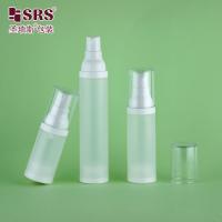 China 15ml 30ml 50ml Empty PP Plastic Translucent Recyclable Foundation Airless Plastic Pump Bottles for sale