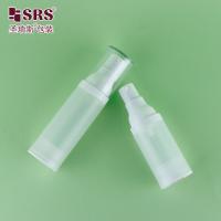 China 15ml 30ml 50ml Empty PP Plastic Translucent Recyclable Foundation Airless Plastic Pump Bottles for sale
