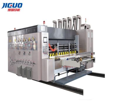 China JIGUO FMZ-1600×2600 Corrugated Box Flexo Printing Machine with Slotting and Die-Cutting | 200 pcs/min Speed for sale
