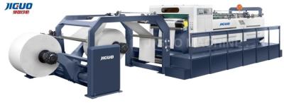 China JIGUO ZWC-1400-2 Paper Roll Cutting Machine 1400mm Width 300m/min Speed for sale