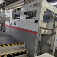 China BOBST AUTOPLATINE SP 104 BM H Automatic Die Cutting and Foil Stamping Machine with Hologram Application for sale