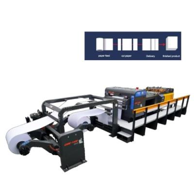 China CHM-1400 II Roll-to-Sheet Paper Cutting Machine - 1400mm Width, ±0.5mm Accuracy, 2-Roll Capacity for sale