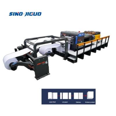 China CHM-1400 II Used Roll Paper Sheet Cutter Machine 1400mm Width 300m/min Cutting Speed 29KW Power for sale