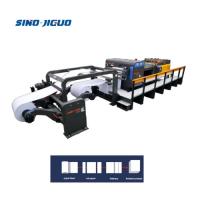 China CHM-1400 II White Paper Roll Rotary Cutting Machine 1400mm Width 300m/min Speed ±0.5mm Accuracy for sale