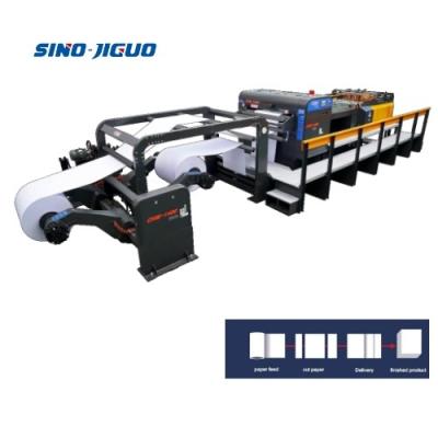 China CHM-1400 II 2-Roll Paper Sheet Cutter Machine 1400mm Width 29KW Power 300 Cuts/Min for sale