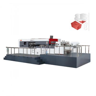 China Automatic Die Cutting Machine 1500x1105mm Lead Edge Feeding Creasing Machine 400T for sale