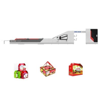 China JIGUO FMZ-1450F Automatic 5 Ply Corrugated Flute Laminator Machine 1450mm Max Paper Size 6000pcs/h Speed for sale