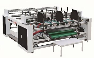 China AF-2300B High Speed Double Pieces Folder Gluer Machine 3000 Sheets/Hour 1150x1060mm Paper Size for sale