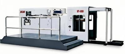 China JIGUO MY-800H Automatic Die Cutting and Creasing Machine 800x600mm 8500 Sheets per Hour for sale
