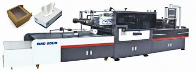 China JIGUO High Precision Full Servo Flat Window Patching Machine 1100mm 30000 Sheets/Hour for sale