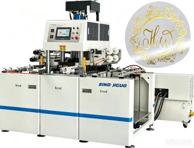 China Automatic Hydraulic Hot Foil Stamping Machine 20Ton Pressure, For Packaging Paper & Gift Box Hot Stamping for sale