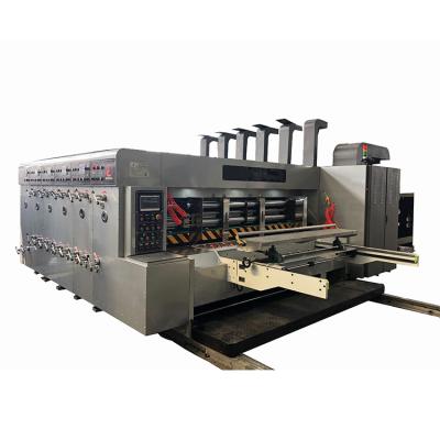 China FMZ-1450×2600 Flexo Printing Machine 160pcs/min Speed 2800mm Width Corrugated Board Stacker for sale