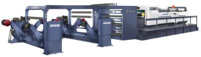 China JIGUO ZWC-1400-4 Servo Rotary Paper Roll Cutting Machine 1400mm Width 300 Cuts/Min for sale