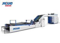 China JIGUO FMZ-1450H Automatic Flute Laminating Machine 1450mm Max Sheet Size 18000p/h Speed for sale