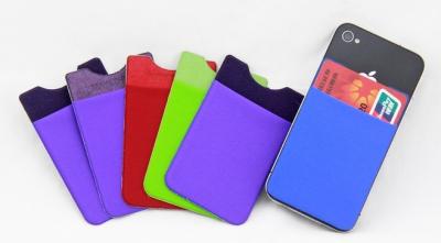 China 3M Nylon Smart Wallet with Phone Pocket 88x57x3mm Custom Logo OEM for sale