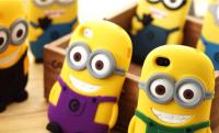 China Despicable Me 2 Minions 3D Silicone Soft Case for iPhone 5 Samsung S3 S4 Note 2 3 for sale
