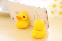 China Silicone Duck Phone Stand Universal Suction Holder for Smartphones 5x3.5x6.3cm for sale