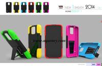 China PC Silicone Kickstand Phone Case for Samsung S5 500 Pieces MOQ Eco Friendly for sale