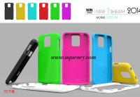 China PC Phone Case for Samsung S5 Two-Piece Upper and Lower Cover Eco-Friendly Material for sale