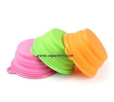 China Food Grade Silicone Collapsible Bowl 24cm Heat Resistant -40 to 230C OEM for sale