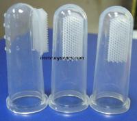 China 100% Food Grade Silicone Baby Toothbrush 2x2.5x5cm FDA LFGB Eco Friendly for sale