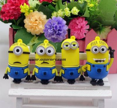 China 3D Cartoon Despicable Me USB Flash Drive 32GB USB 2.0 High Speed Custom Logo for sale